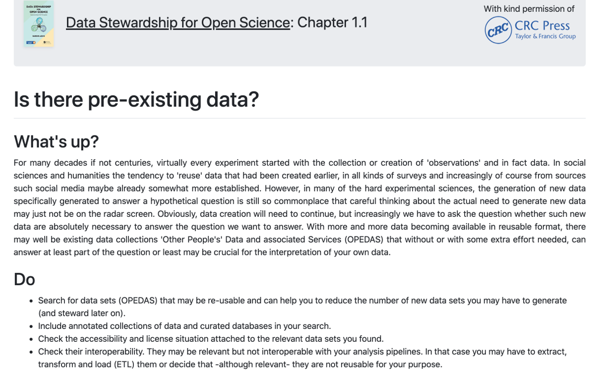 Data Management Plans | Data Stewardship Wizard