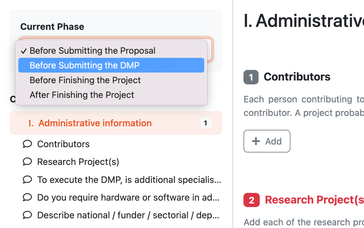 Data Management Plans | Data Stewardship Wizard